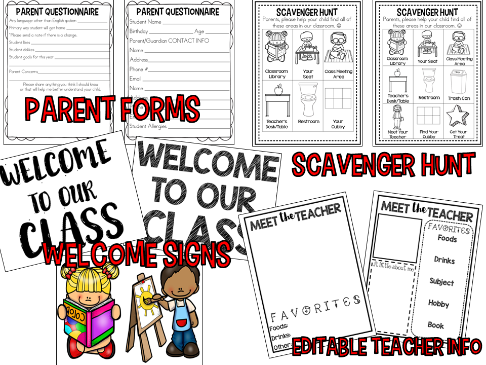 Preparing for Meet the Teacher - Kreative in Kinder
