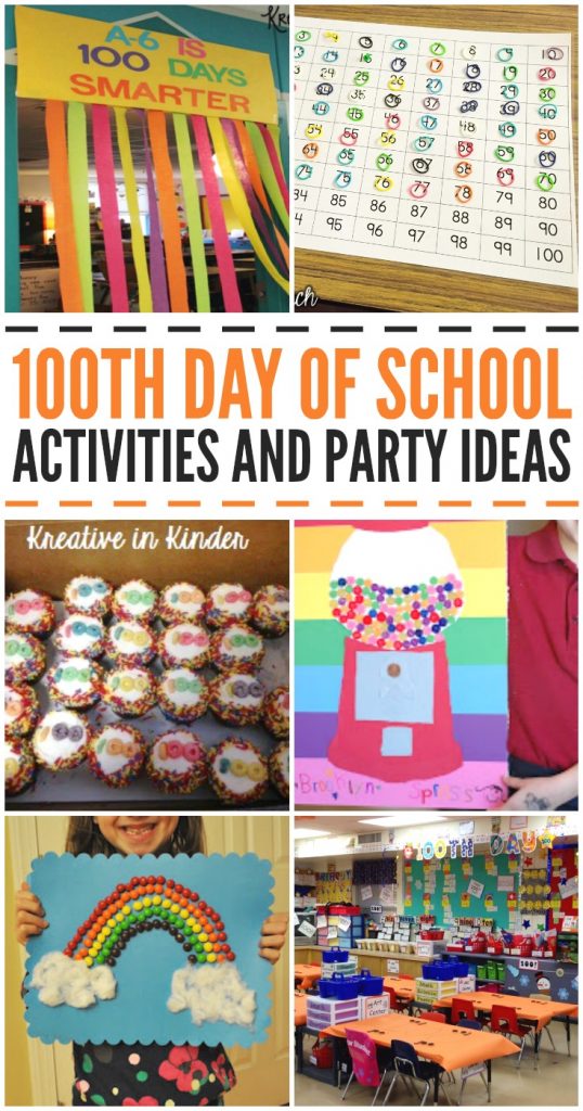 100th Day of School Activities and Party Ideas - Kreative in Kinder
