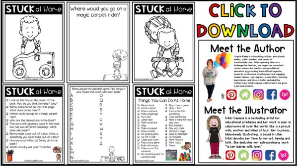 Stuck at Home Children's Book Free Downloads - Kreative in Kinder