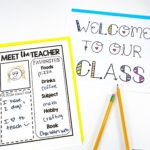 Ideas for Meet The Teacher Night - Kreative in Kinder