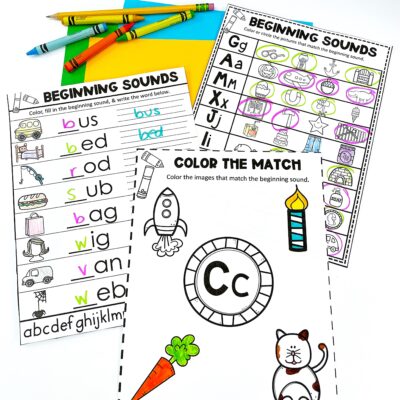 Teaching Beginning Sounds - Kreative in Kinder