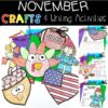 November Crafts & Writing Activities - Kreative in Kinder