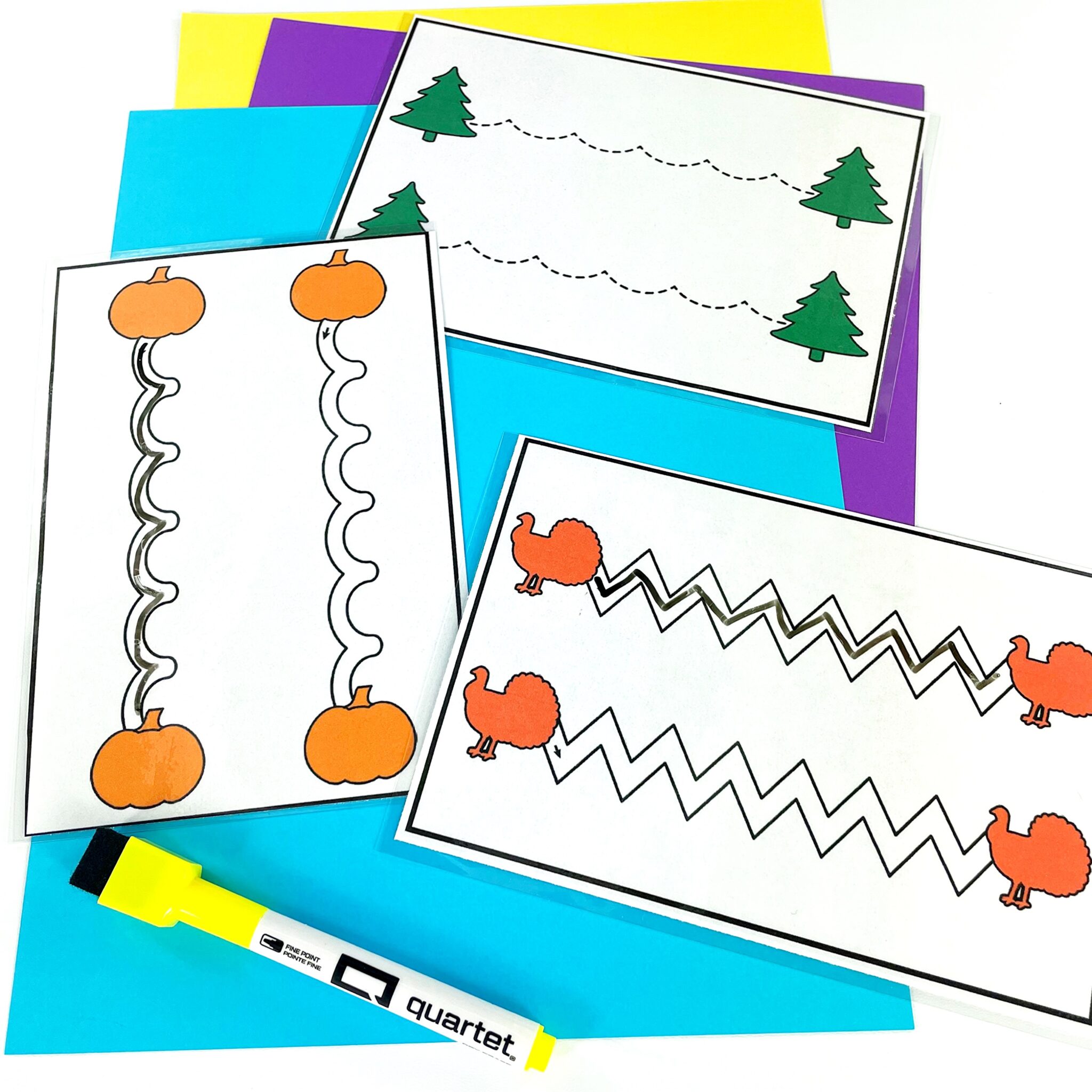 Fine Motor Tracing Task Cards for All Year - Kreative in Kinder
