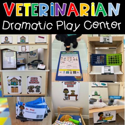 Pet Vet Animal Hospital Dramatic Play Center - Kreative in Kinder