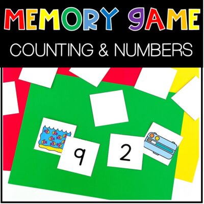 Memory Game Counting and Numbers - Kreative in Kinder