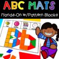 ABC Mats Hands-On with Pattern Blocks - Kreative in Kinder
